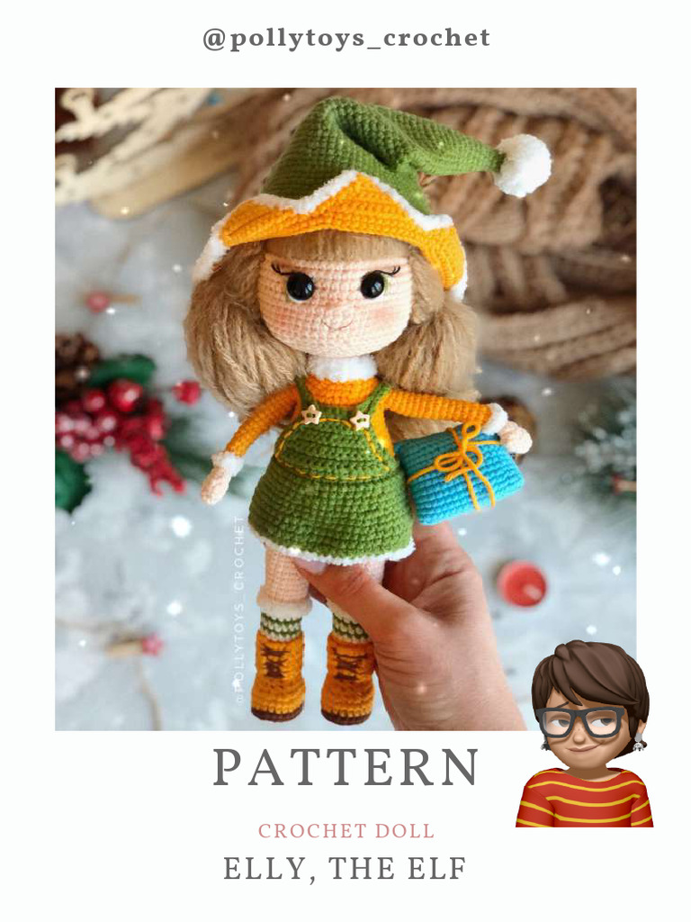 Elly The Elf 24 | PDF | Yarn | Embroidery