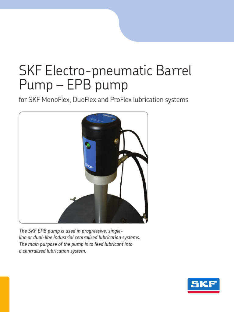 EPB Electro-Pneum Barrel Pump 2013 | PDF | Pump | Mechatronics
