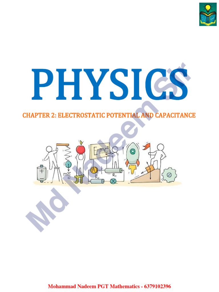 Chapter 2 Electrostatic Potential and Capacitance | Download Free PDF | Potential Energy ...