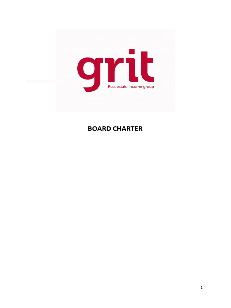 grit-board-charter | Download Free PDF | Corporate Governance | Board ...