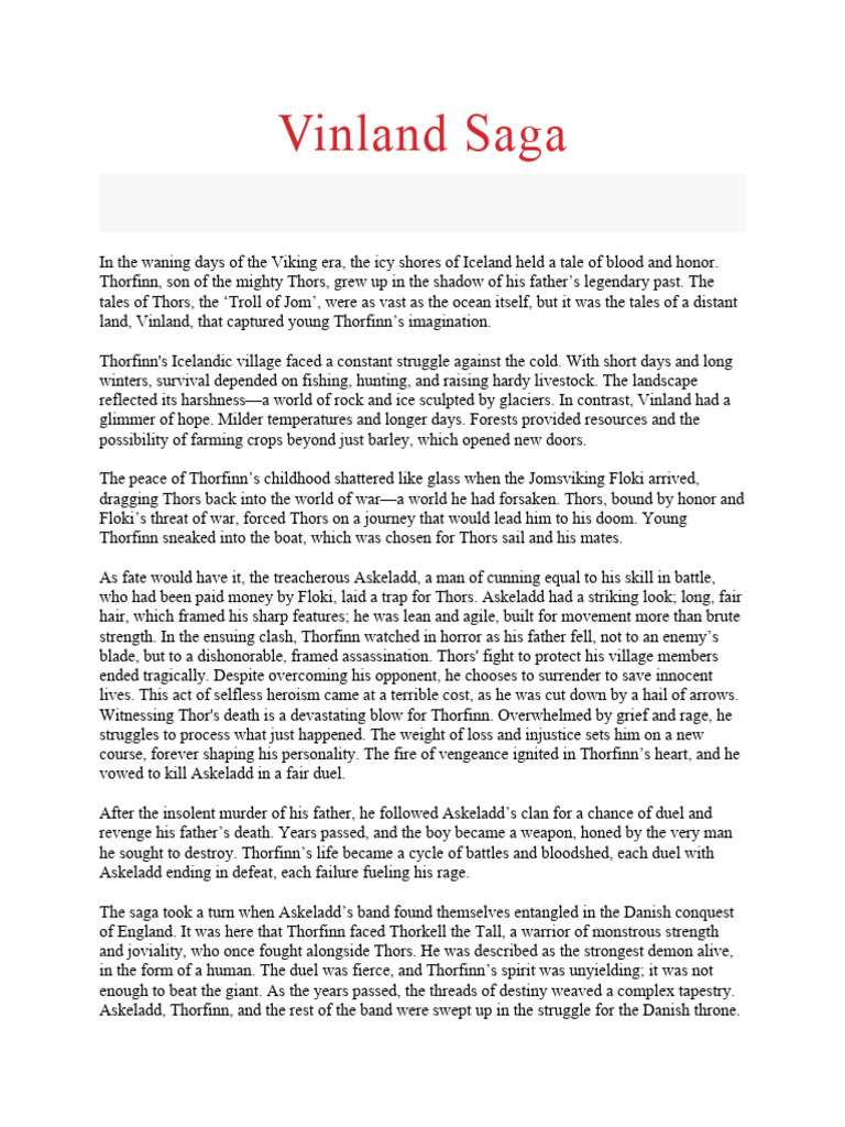 Vinland Saga | PDF