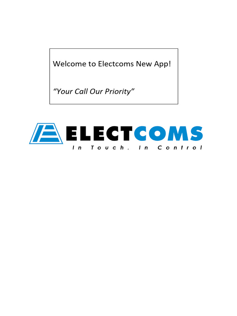 New Electcoms Mobile App Manual | PDF | Computers
