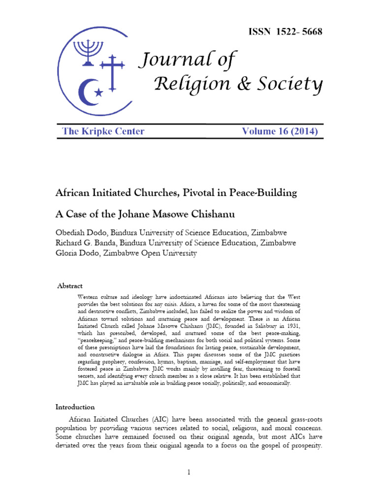 Case Study Aic | PDF | Baptism | Confession (Religion)