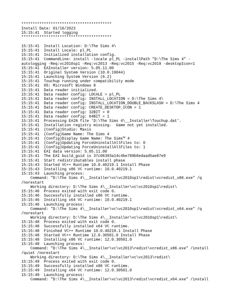 InstallLog | Download Free PDF | Windows 8 | Windows Registry