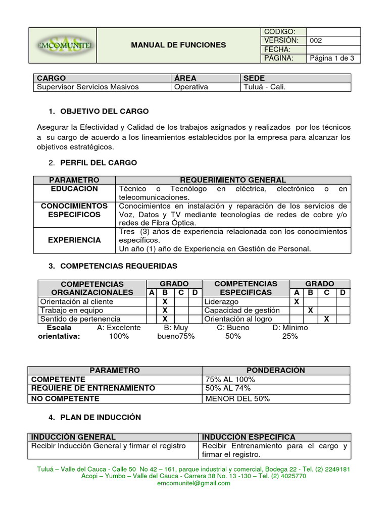 MANUAL SUPERVISOR Servicios Masivos (1) | PDF | Business