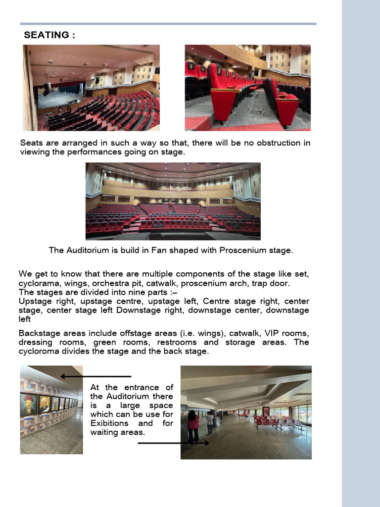 Fan-Shaped Auditorium Design Overview | PDF | Home & Garden | Art
