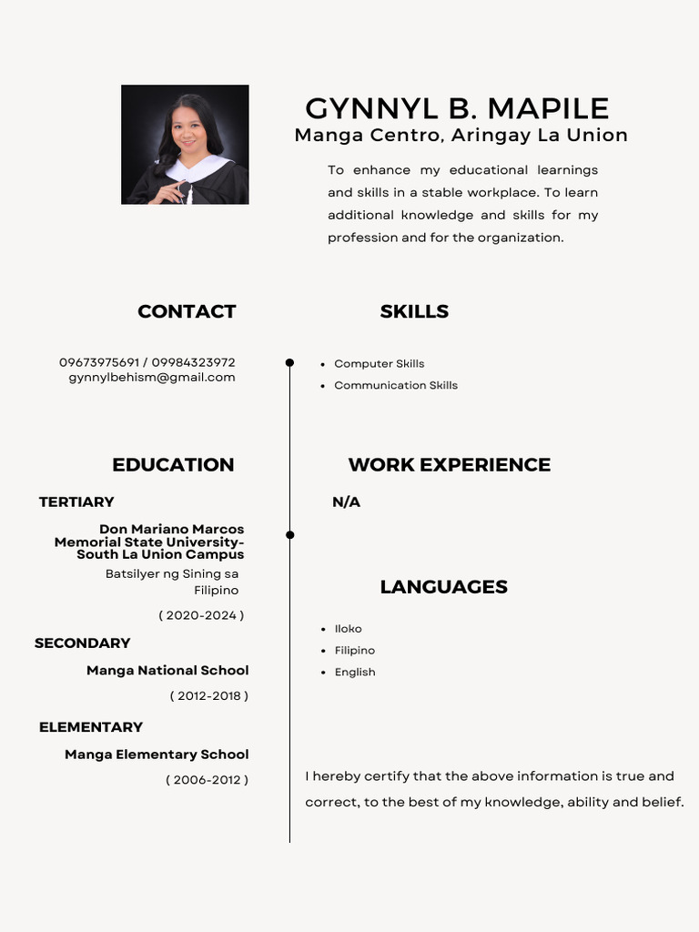 Resume: Skills and Education Overview | PDF