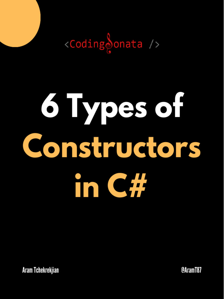 Constrcteur C Pdf Constructor Object Oriented Programming Programming