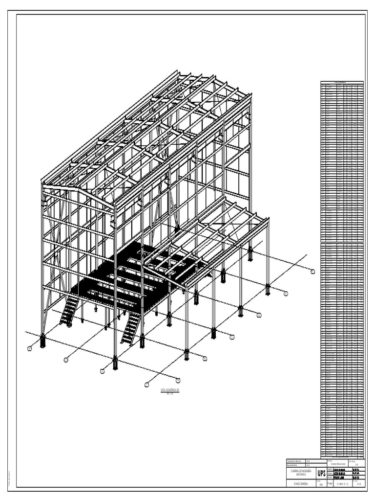 EST-001 - PLANO GENERAL-Model | PDF EST-001 - PLANO GENERAL-Model | PDF