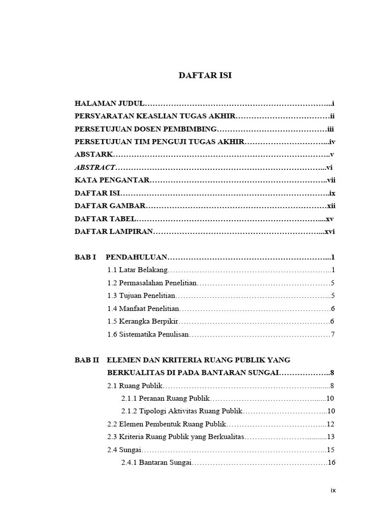 Daftar Isi | PDF