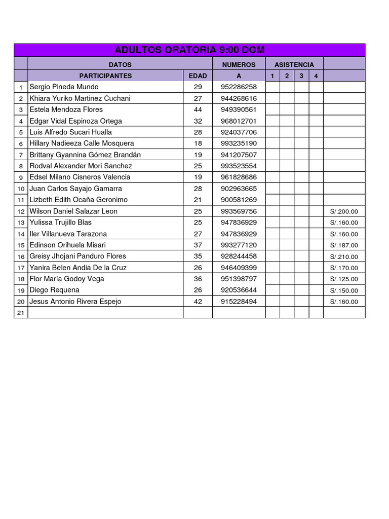 Olivos Domingo | PDF