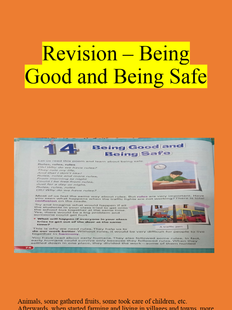 Being Good and Being Safe | PDF