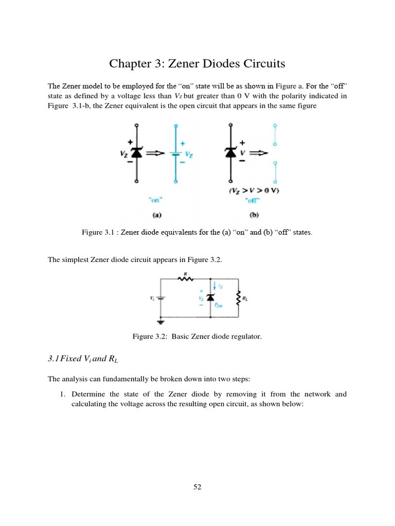 zener diode Part3 | PDF | Electrical Network | Diode