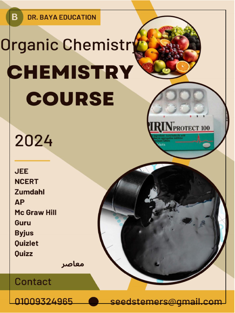 Organic Chemistry Testbank Dr. Baya Education G11, G12 | PDF | Ester ...