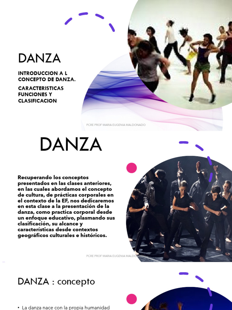 Danza - Clasificacion y Tipos - Pcre 1 | PDF | Bailes | Ocio