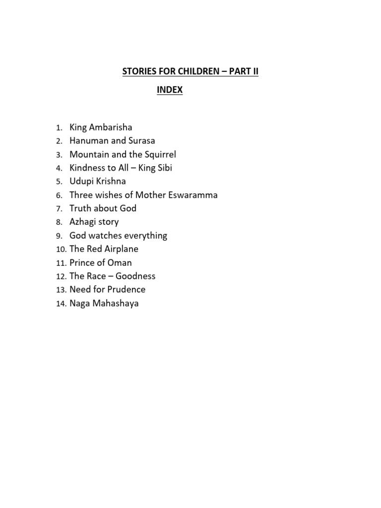 Grade 4 Stories | PDF