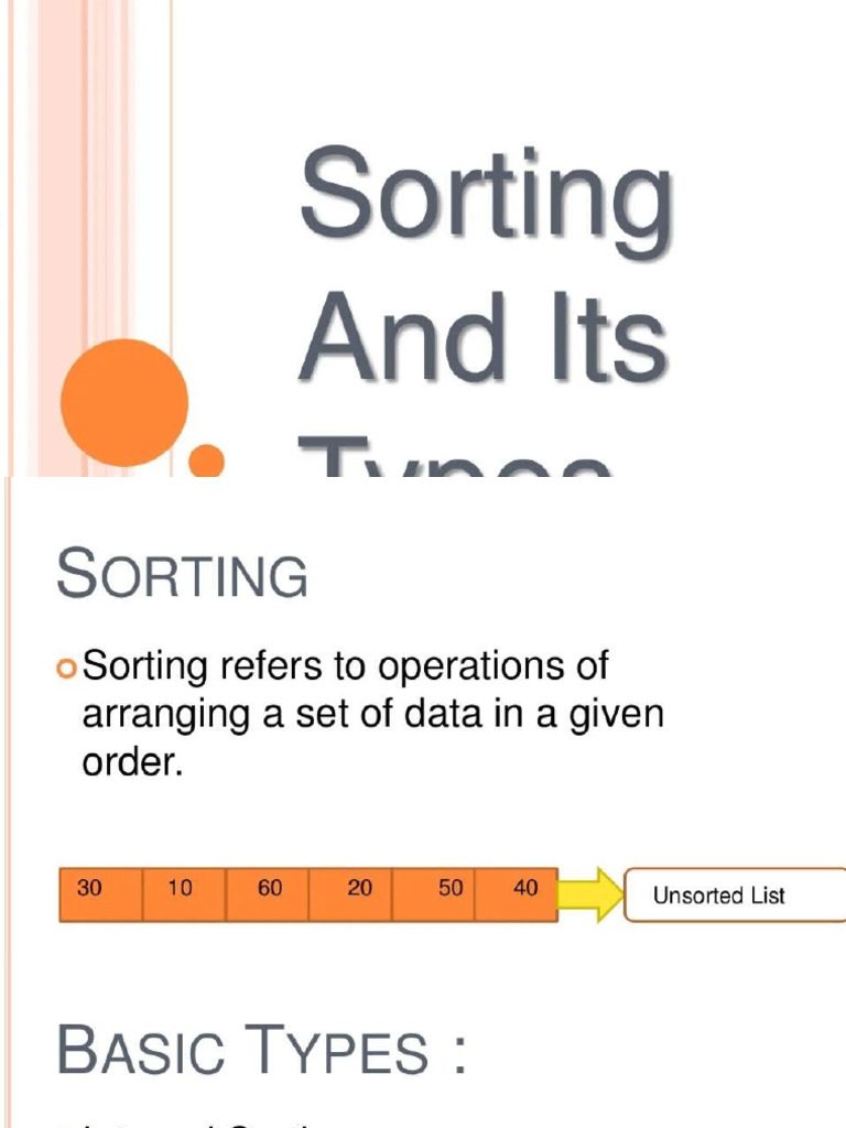 Sorting Data Algo | PDF Sorting Data Algo | PDF