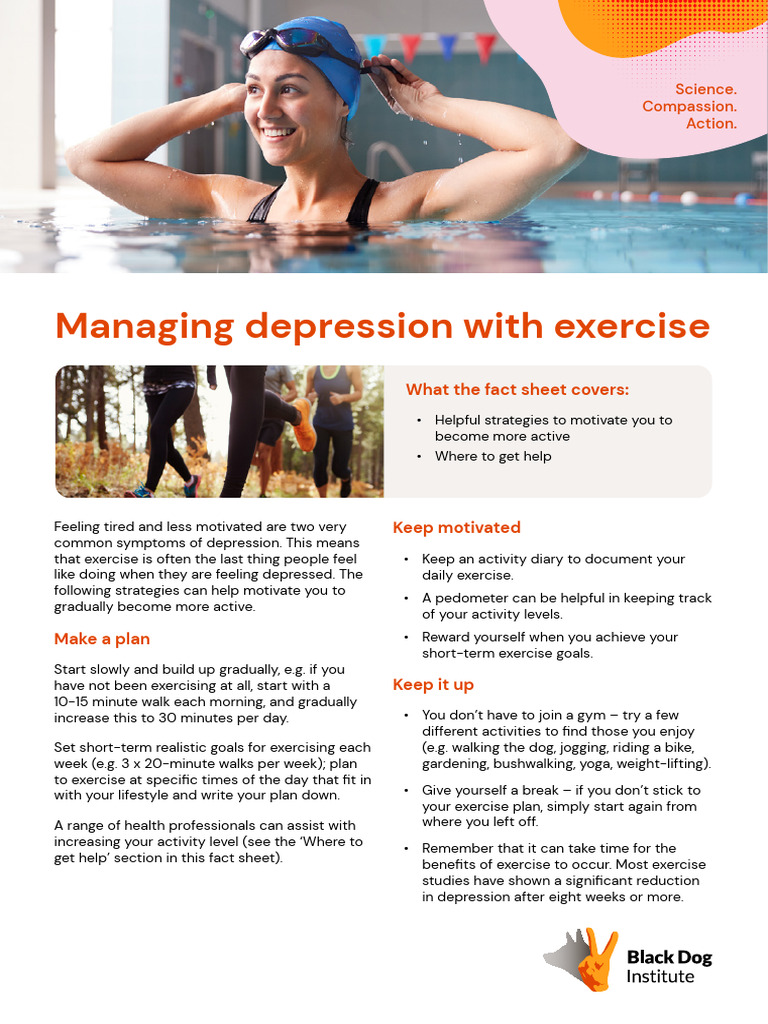 Exercise Strategies for Managing Depression | PDF | General ...