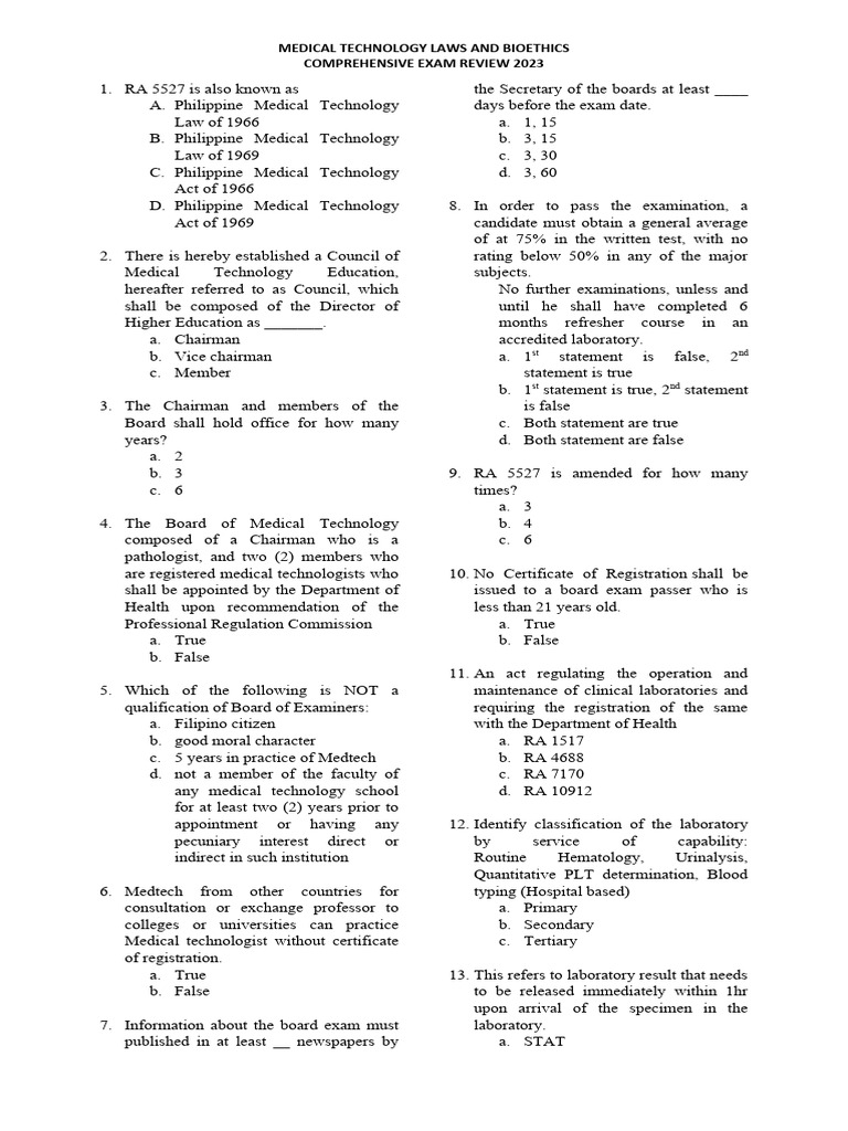 MTLB-Exam | PDF | Diagnosis Of Hiv/Aids | Blood Donation