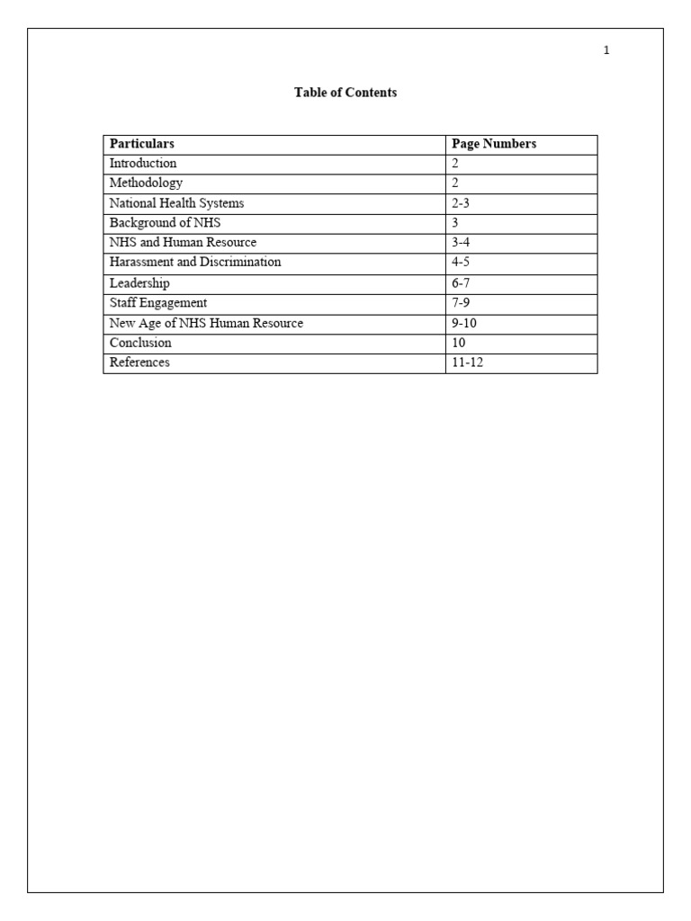 HR in NHS | PDF | National Health Service | Employment