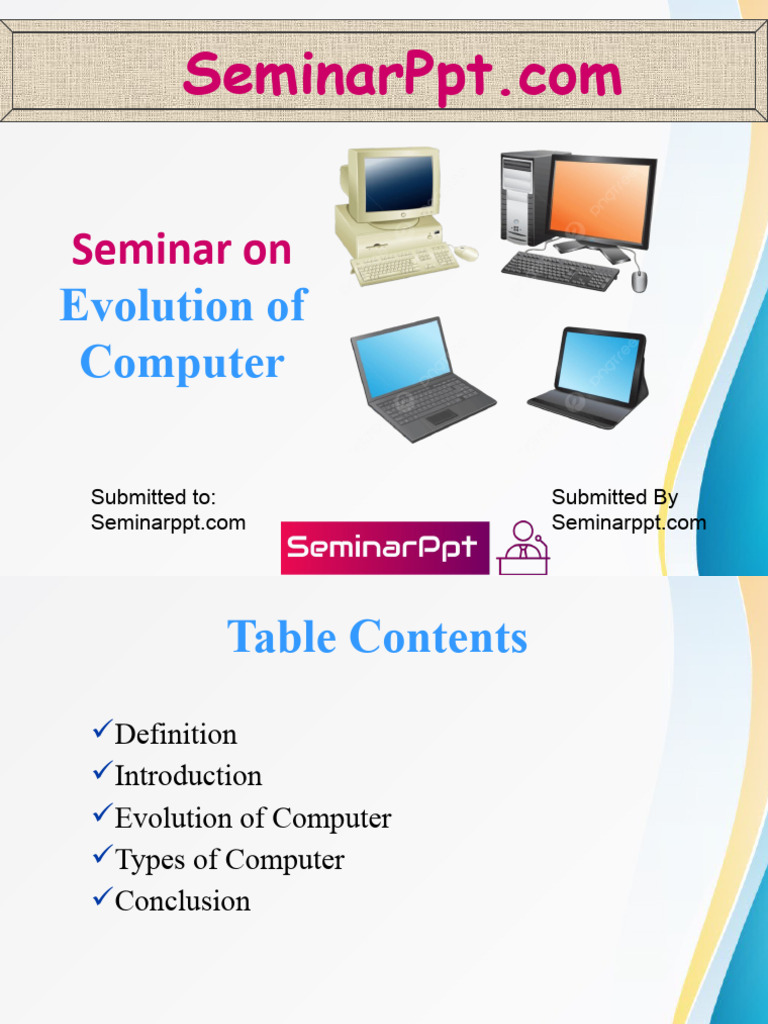 Evolution of Computer | Download Free PDF | Central Processing Unit | Integrated Circuit