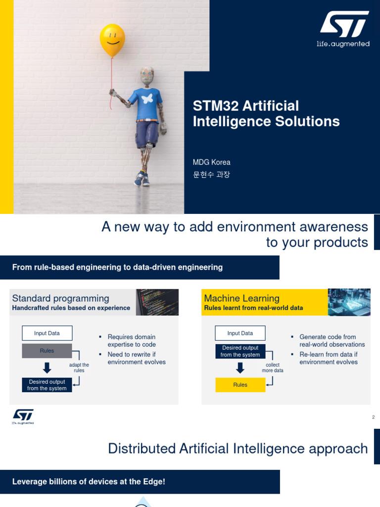 E4ds ST Webinar Presentation | PDF | Machine Learning | Artificial Intelligence