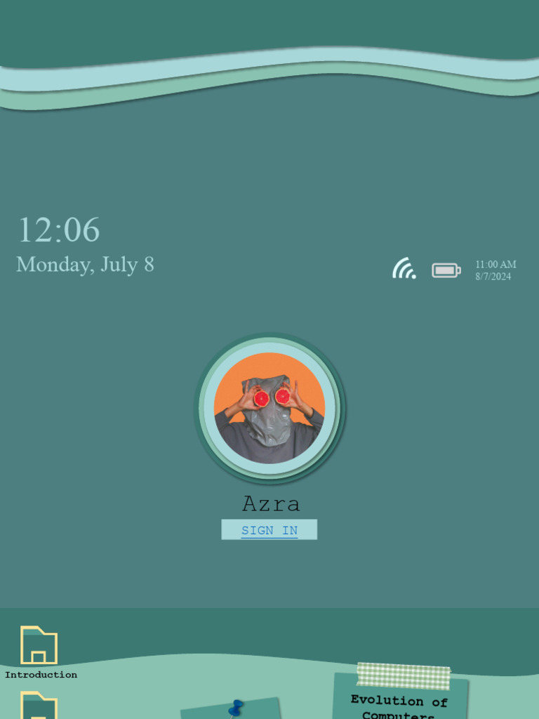 Desktop Computer Theme PPT Template - GEMO EDITS | Download Free PDF ...