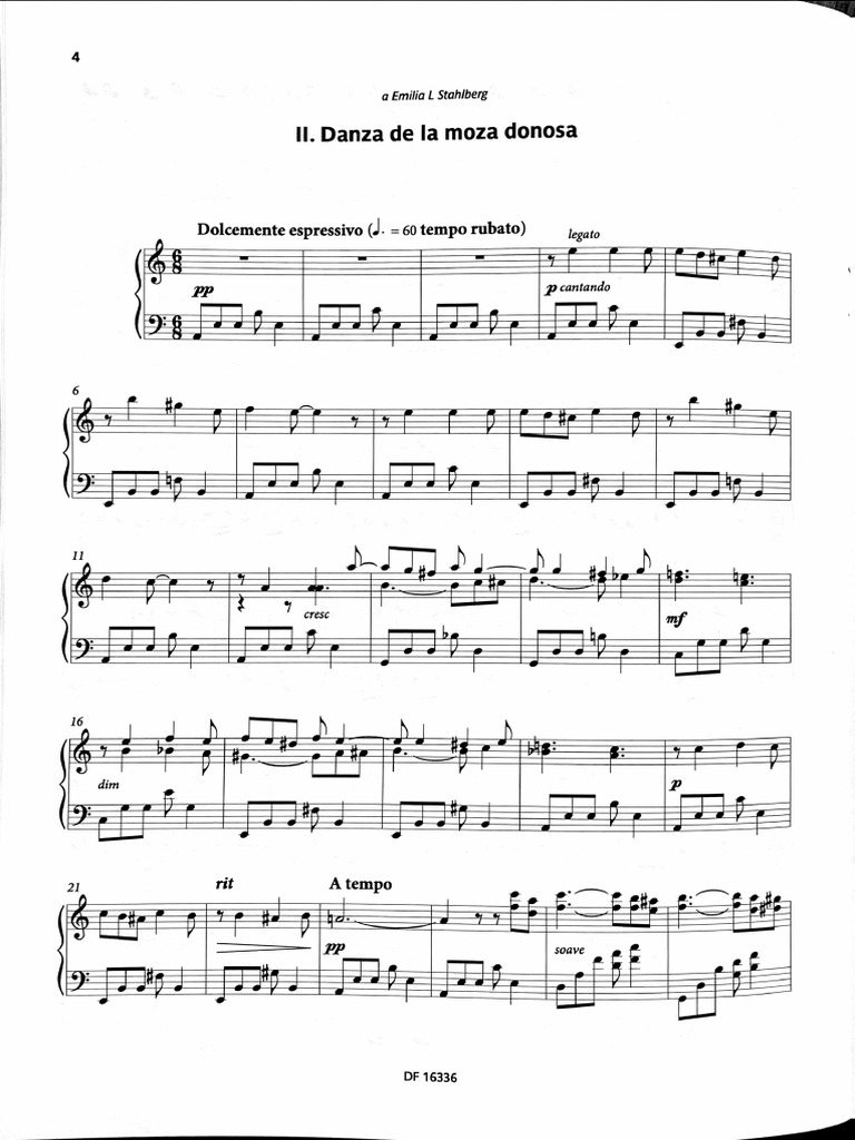 Ginastera Danzas 2 | PDF