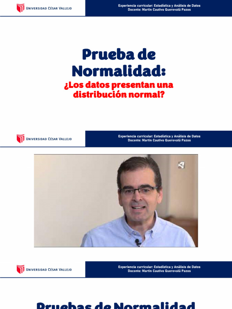 Sesión 9 - Prueba de Normalidad | PDF | Hipótesis | Prueba de hipótesis ...