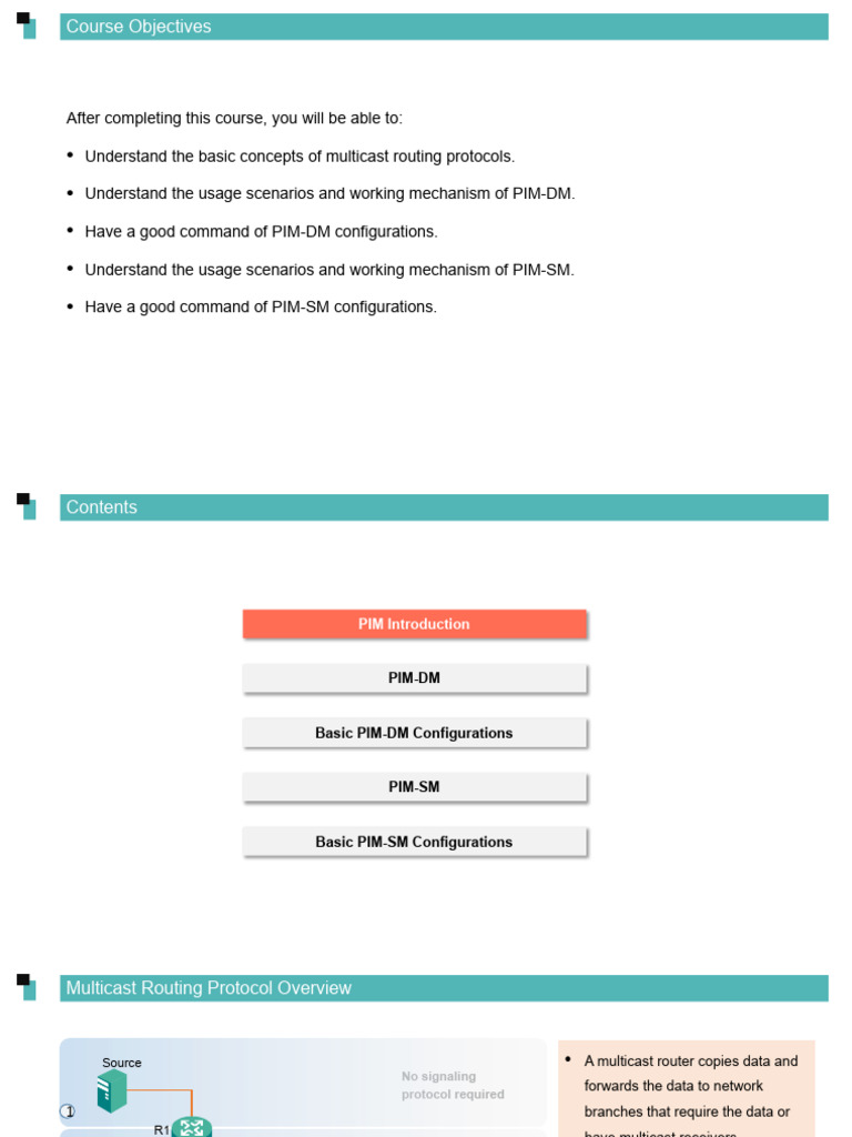 24 Multicast+Basics+-+PIM+Principles | PDF | Network Layer Protocols | Computing