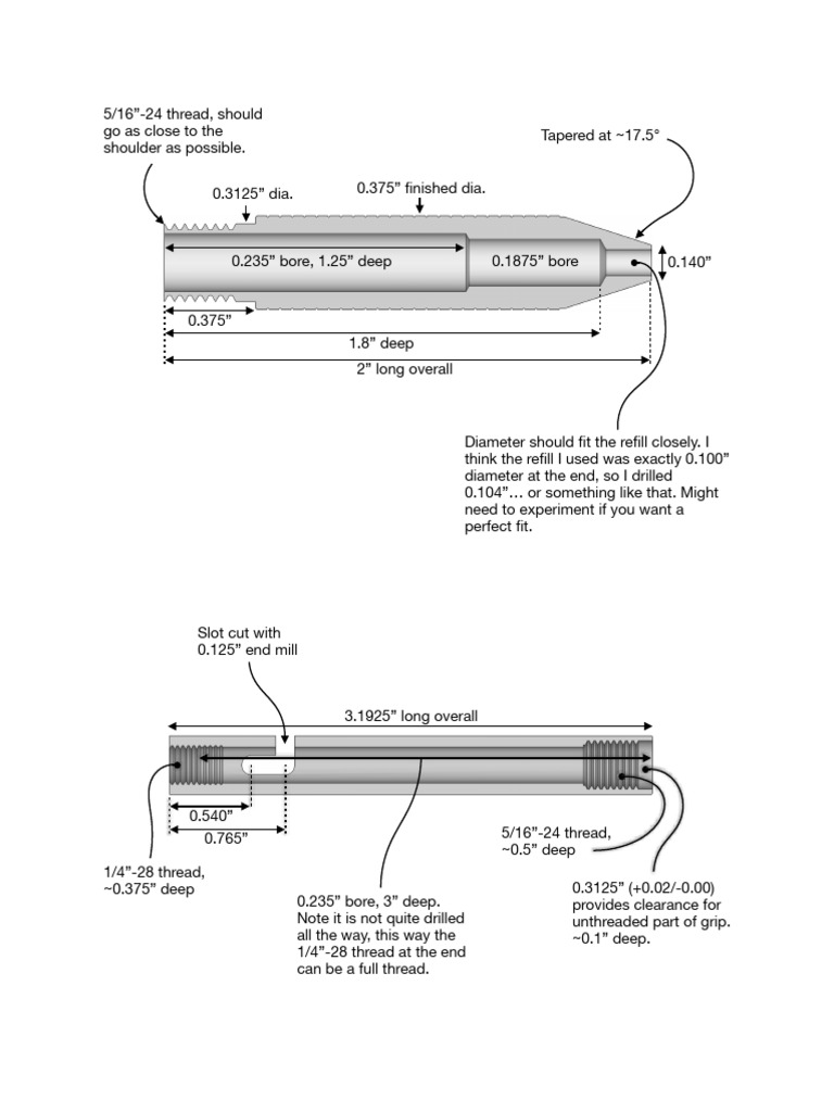 Pen-dimensions | PDF | Manufactured Goods | Industrial Processes