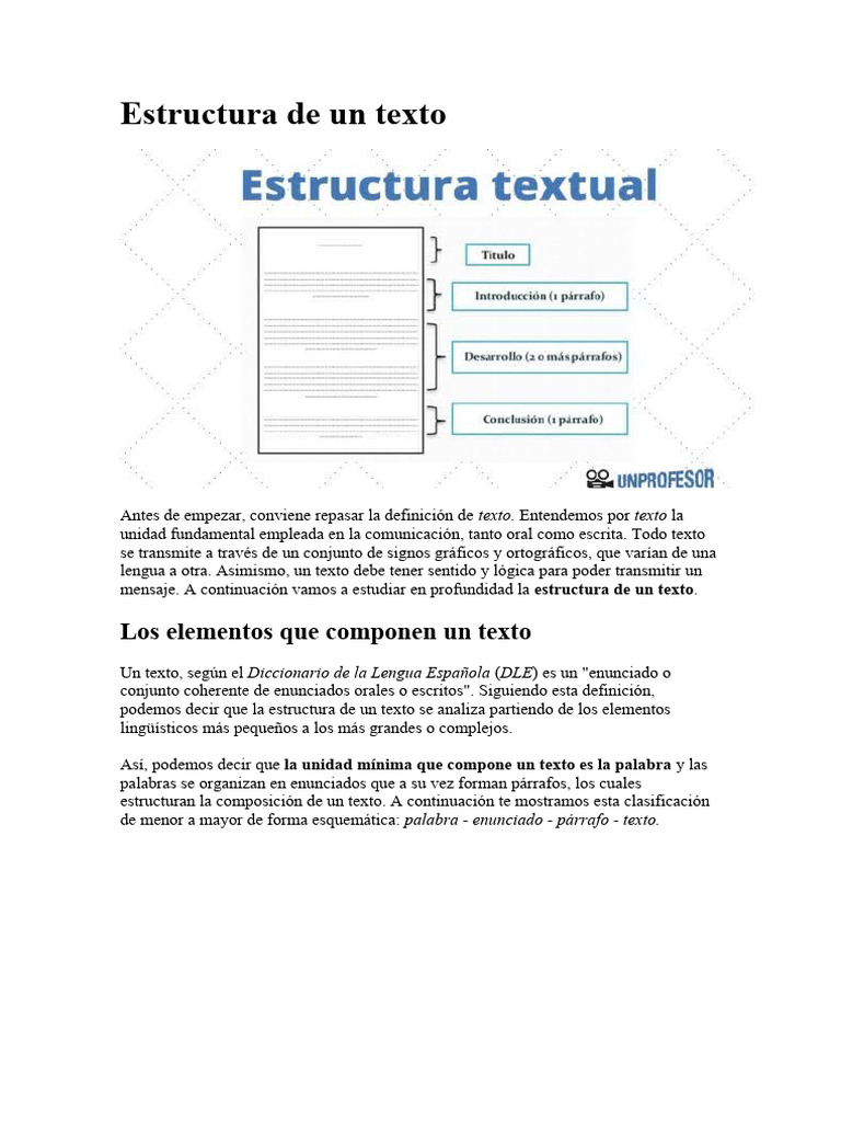 Estructura Del Texto | PDF | Temblores | Razonamiento inductivo