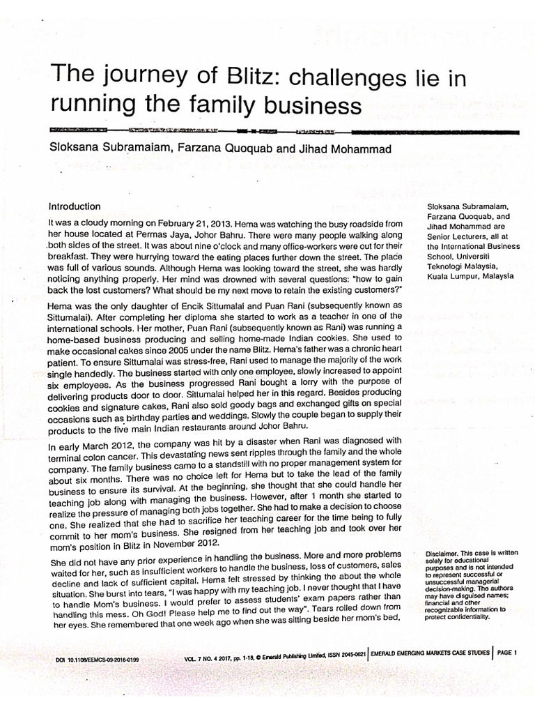 POM- Blitz Case Study | PDF