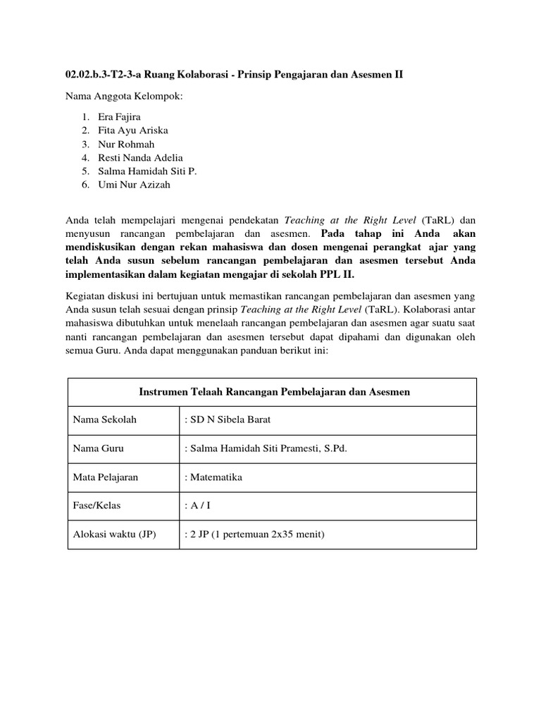 02.02.b.3-T2-3-A Ruang Kolaborasi | PDF