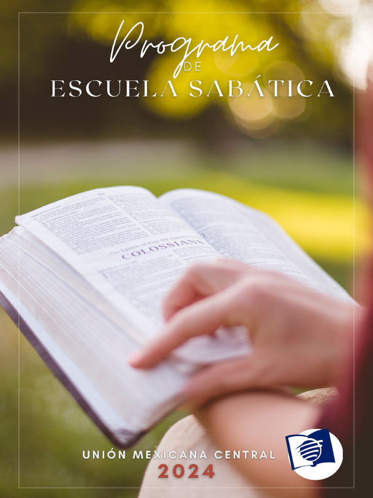 Programa de Escuela Sabática 2024 | PDF | Biblia | Jesús