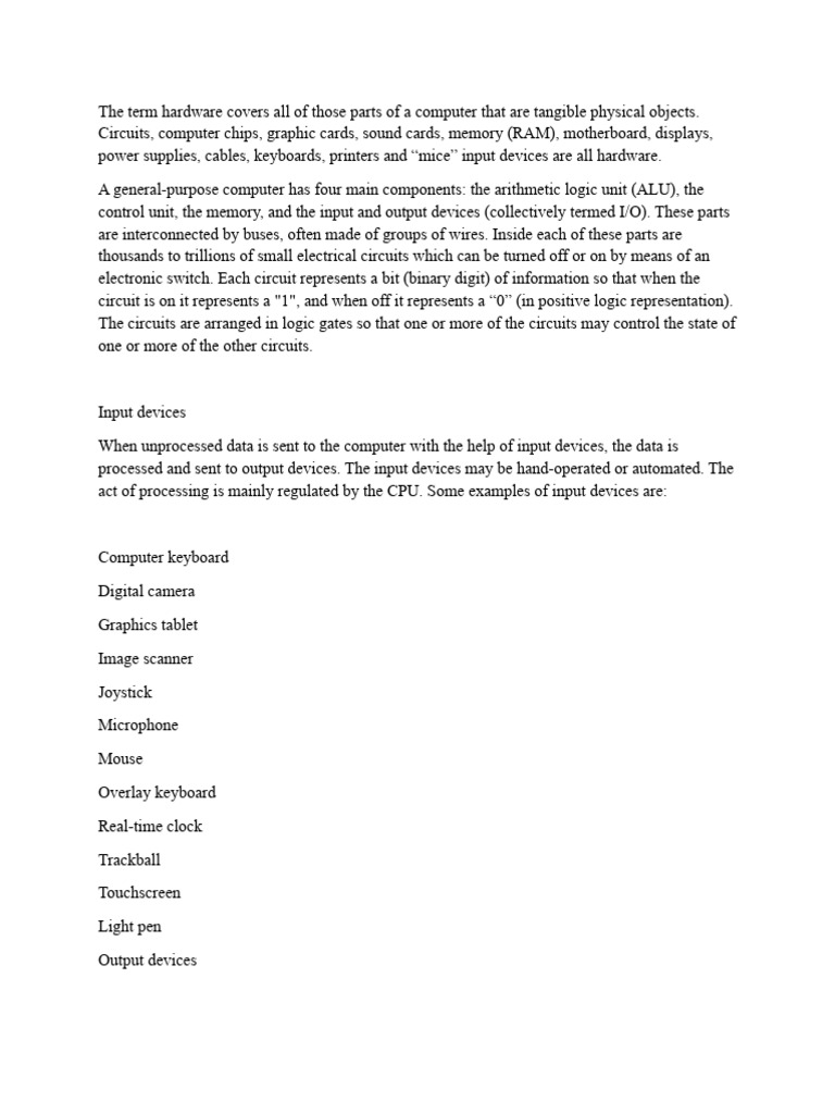 Document | PDF | Random Access Memory | Central Processing Unit