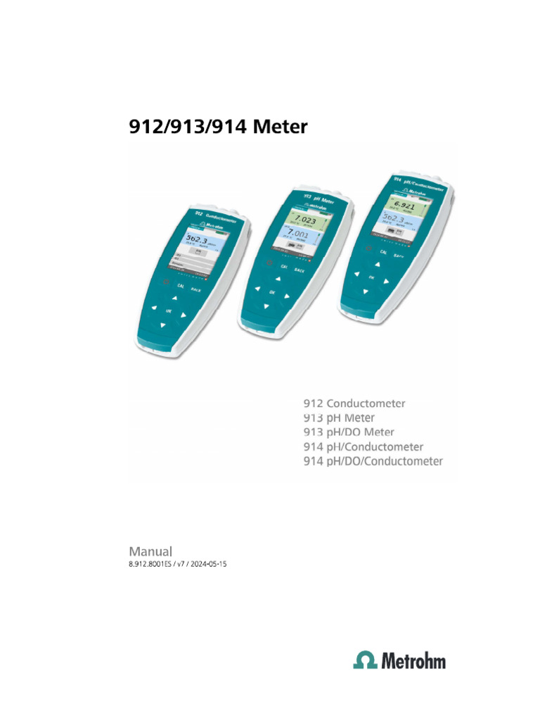 Operacion Phmetro Metrohm | PDF