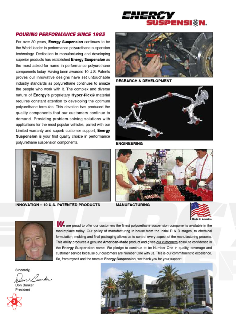Energy Suspension 2017 - August-ES - Catalog | PDF | Vehicle Industry | Car