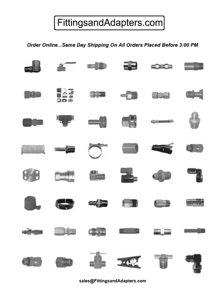 Fittings and Adapters Catalog 2 | PDF | Screw | Pipe (Fluid Conveyance)