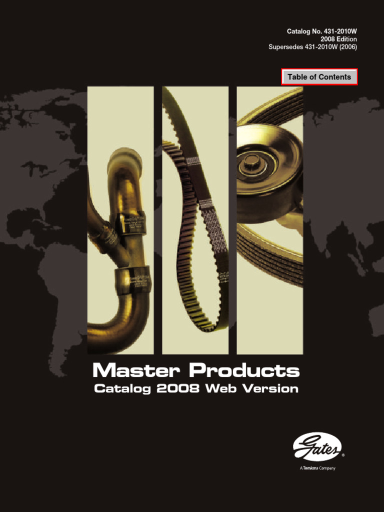 Master Products: Catalog 2008 Web Version | PDF | Belt (Mechanical ...