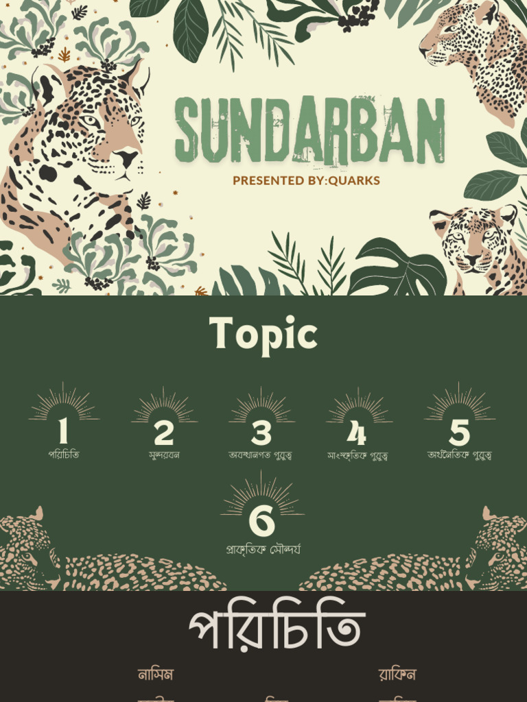 Green Neutral Illustrative Animals Wildlife Animated Presentation | PDF