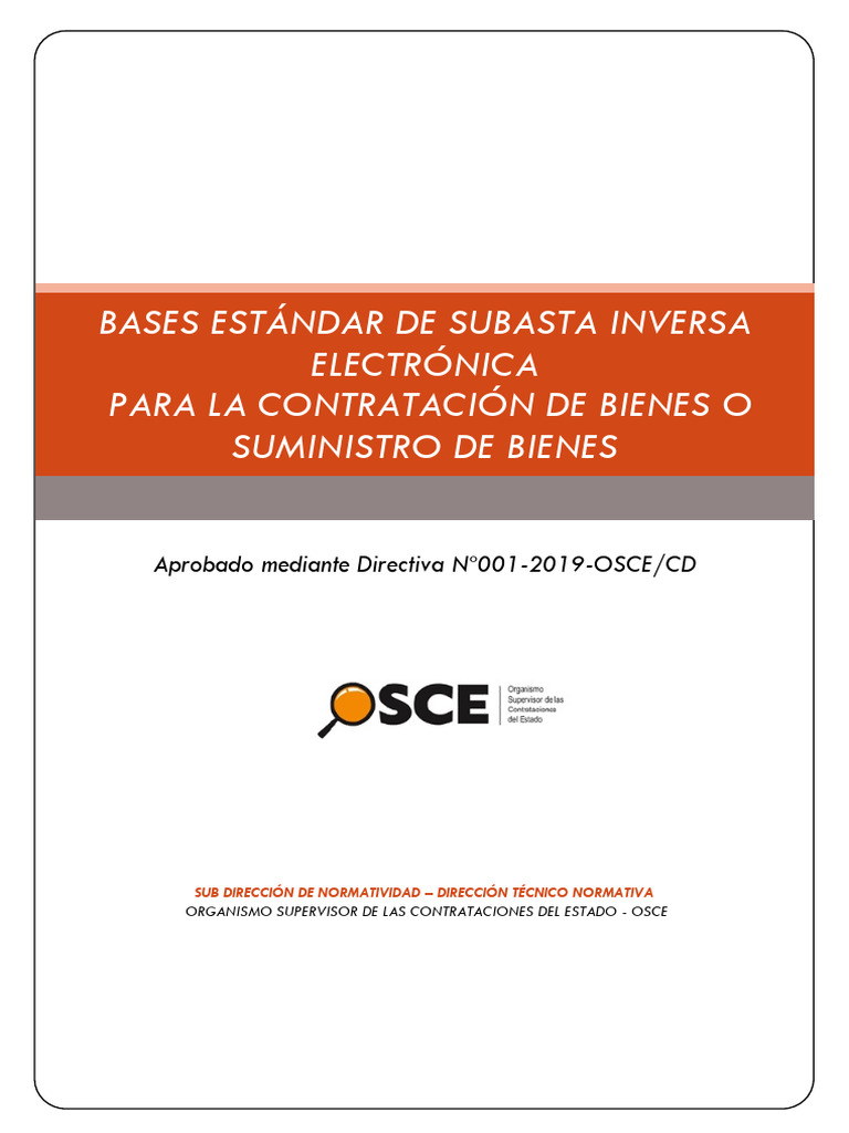 Bases Subasta Inversa Electrónica | PDF | Subasta | Bancos