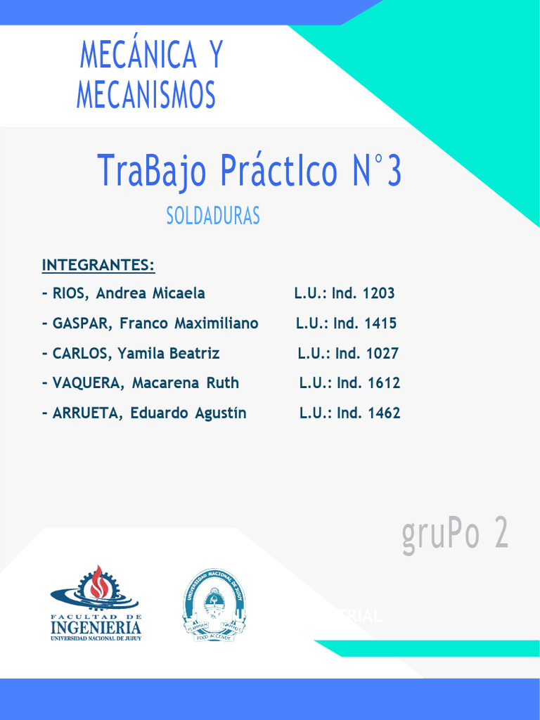 TP2. Grupo 2 | PDF | Soldadura | Construcción