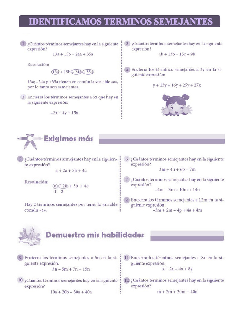 Identificamos Terminos Semejantes | PDF