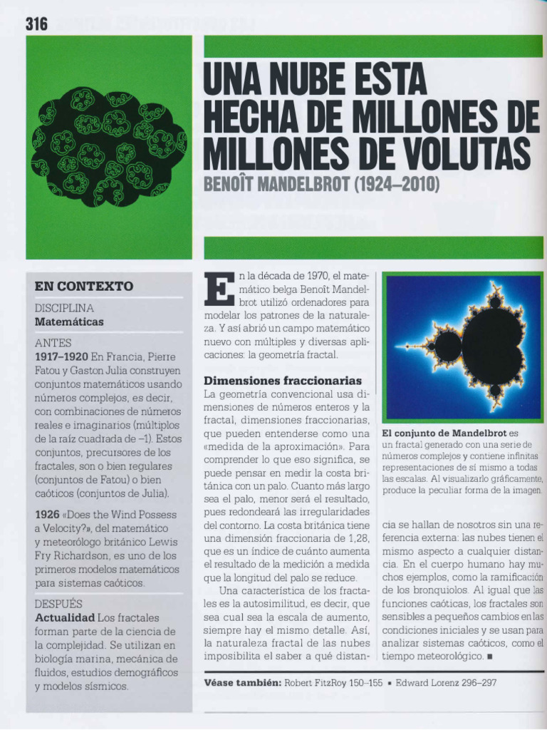 Mandelbrot | PDF | Fractal | Teoría del caos