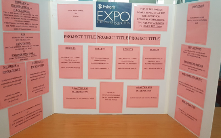 Example of poster layout and content | PDF