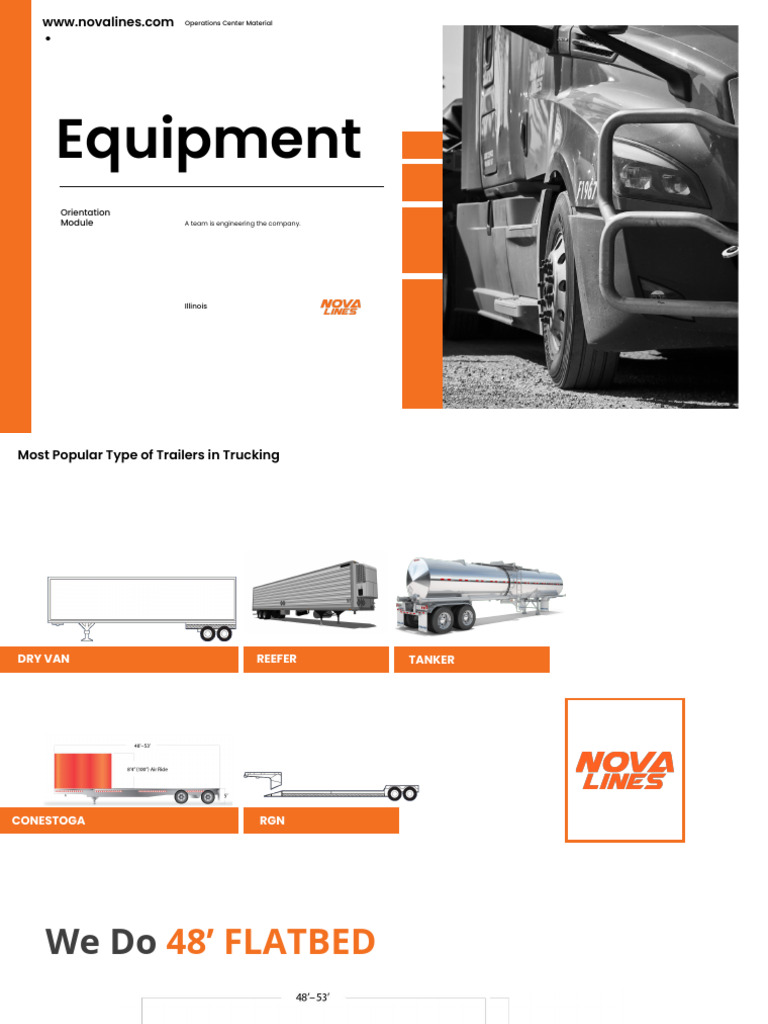 Flatbed Equipment & Specs | PDF | Trailer (Vehicle) | Wheeled Vehicles