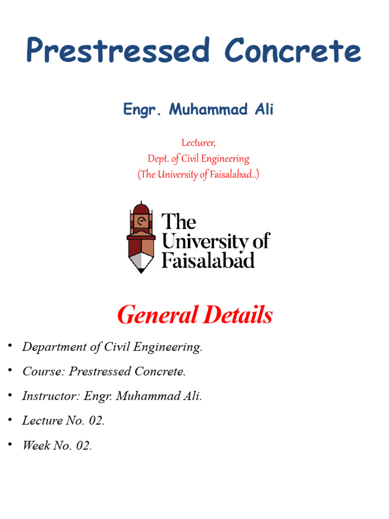 Lec#02 - Tendons Profiles, Advantages, Devices & Systems | PDF ...