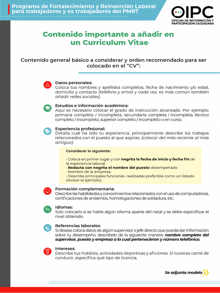 FORMATO CV | PDF