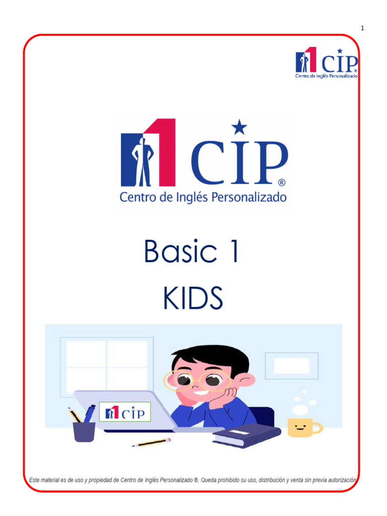 Cuadernillo Basic 1 CIP KIDS | PDF | Idiomas del Reino Unido | Lingüística